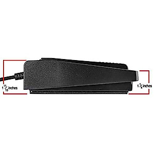 Transcription Foot Pedal for use with Express Scribe for Windows or Mac Transcription Software
