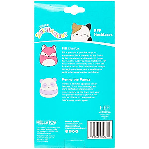 LUV HER Squishmallow Premium BFF Necklaces -Squishmallow Better Girls Jewelry - one Squishmallow for you one for your BFF - Ages 3+