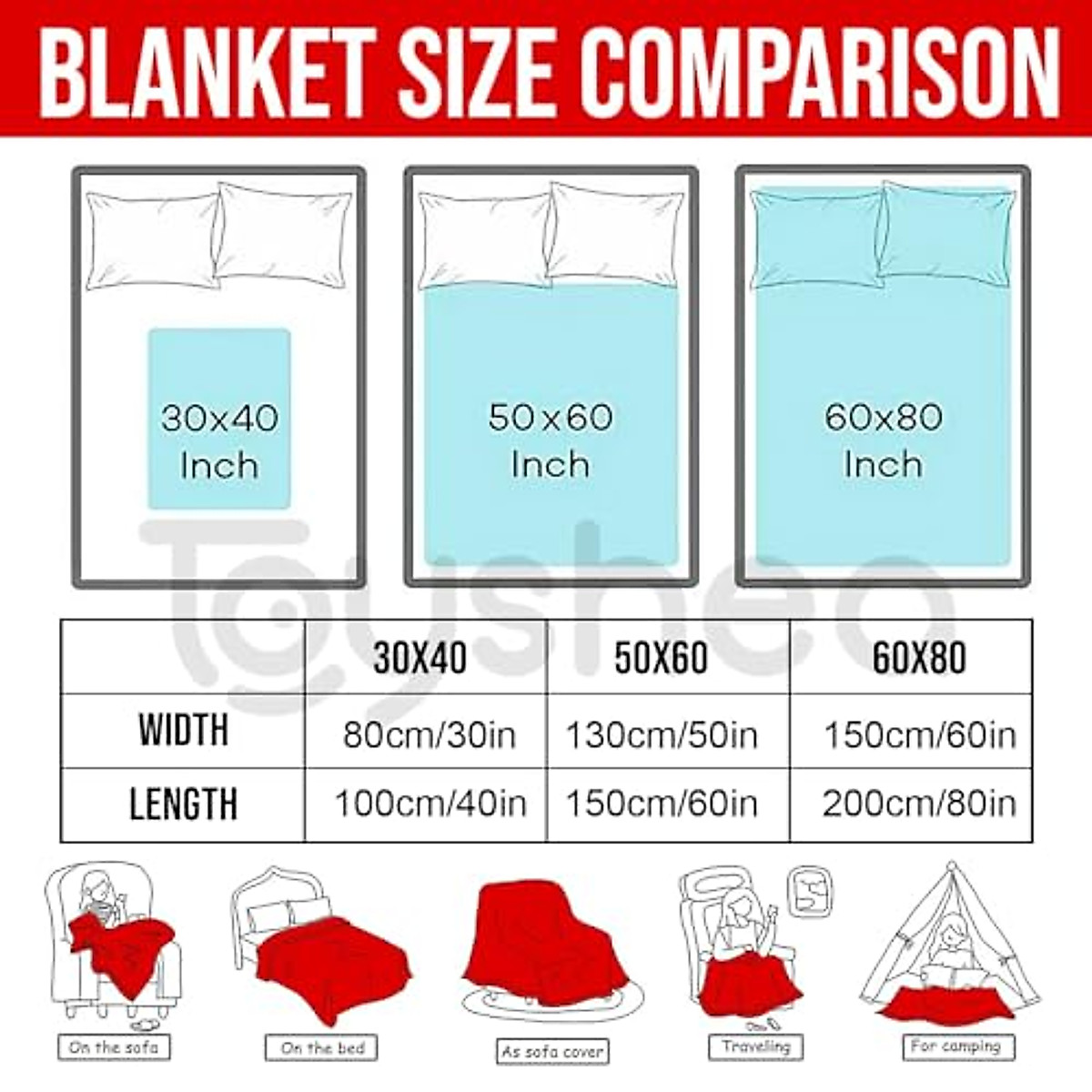 TOYSHEA Personalized Sunflower Blanket Name and Initial Letter Custom Throws Cozy Soft Blankets Fleece Sherpa for Women Girls Mom Daughter Grandma Kids Gift for Mother's Day Birthday Christmas