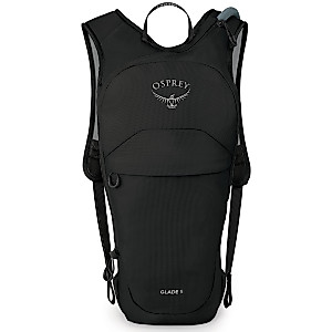 Osprey Glade 5 Ski and Snowboard Backpack, Black