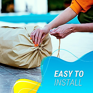 Pool Covers for Inground Pools, Pools Reel up to 20FT, Heavy Duty Waterproof Solar Blanket Cover for Pool