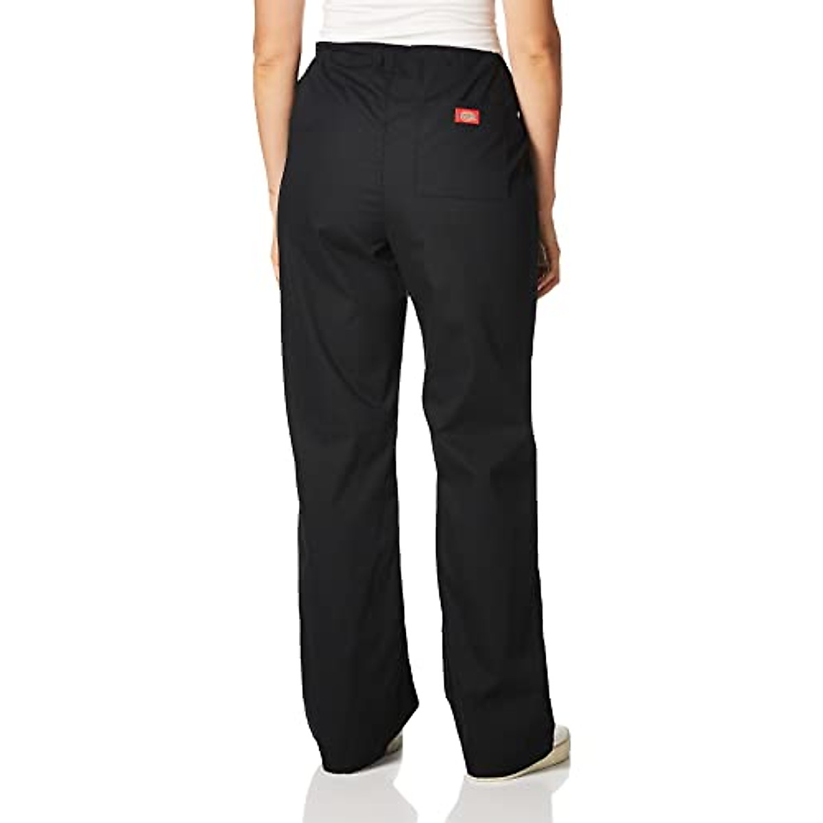 Dickies Men's EDS Signature Unisex Drawstring Scrub Pant, Black, X-Large