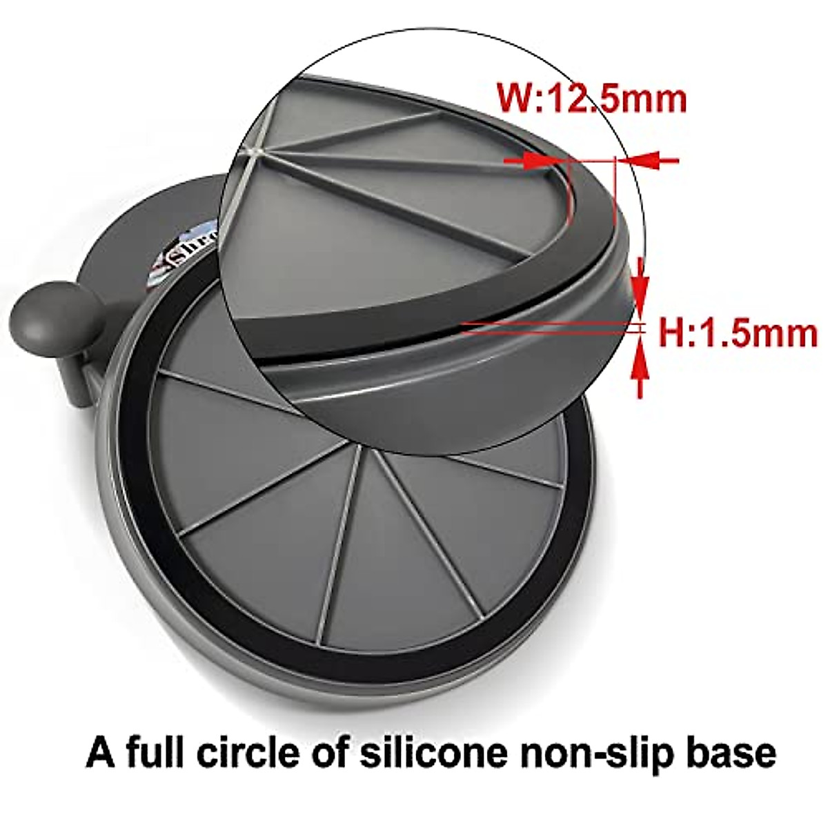 GUEZASE Chicken Shredder Tool, Meat shredder, Suitable for Pulled Chicken, Meat Shredder Tool with Non-Skid Base, Dishwasher Safe BPA free Chicken shredder pro 10.5" (Grey)