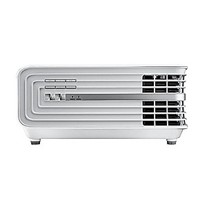 Optoma UHD60 True 4K UHD Projector, Bright 3000 Lumens, Entertainment and Movies, Rec.2020 with DCI-P3 for Wide Color Gamut, HDMI 2.0 and HDR10, WHITE