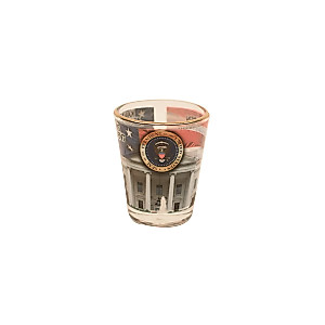 TG,LLC Treasure Gurus 46th President POTUS Joe Biden VP Kamala Harris Commemorative Shot Glass Political Collectible Barware