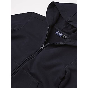IZOD Boys' Fleece Zip-up Hoodie Sweatshirt, Navy, 5