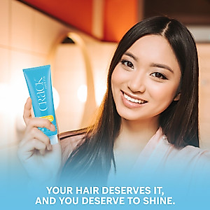 CRACK HAIR Shampoo - Moisturizes & Protects Hair From Dryness, Helps Reduce Breakage & Improves Texture, and Restores Youthful Shin