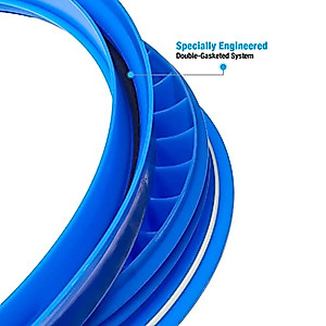 Consolidated Plastics Food Grade Gamma Seal Lids for 3.5, 5, 6 and 7 Gallon Buckets (Combo 6 Pack) BPA Free Reusable Pail Lids, Durable HDPE, Made in USA