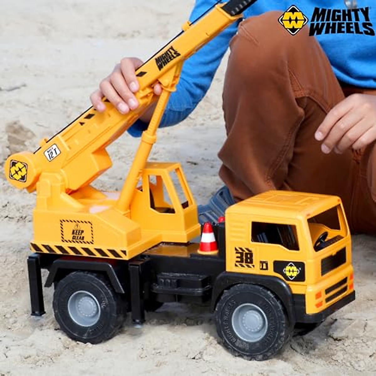 Mighty Wheels 16" Mobile Crane with Sound