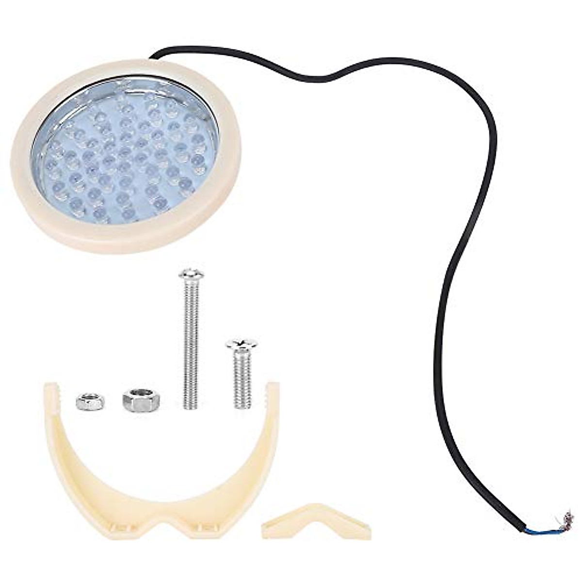 RvSky Garden Supplies 160mm 46LED 24V LED Underwater Light Lamp Lighting Accessory for Courtyard Fountain Decoration