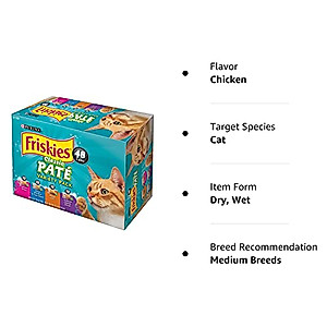 Purina Friskies Classic Pate, Variety Pack (5.5 oz, 48 Count.)