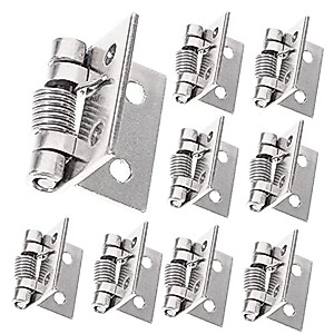 10pcs Automatic Closing Hinge Heavy Duty Door Closer Heavy Duty Spring Exterior Door Hinges Self Closing Hinges for Doors Black Door Hinges Garage Door Hinge Garage Door Hinges