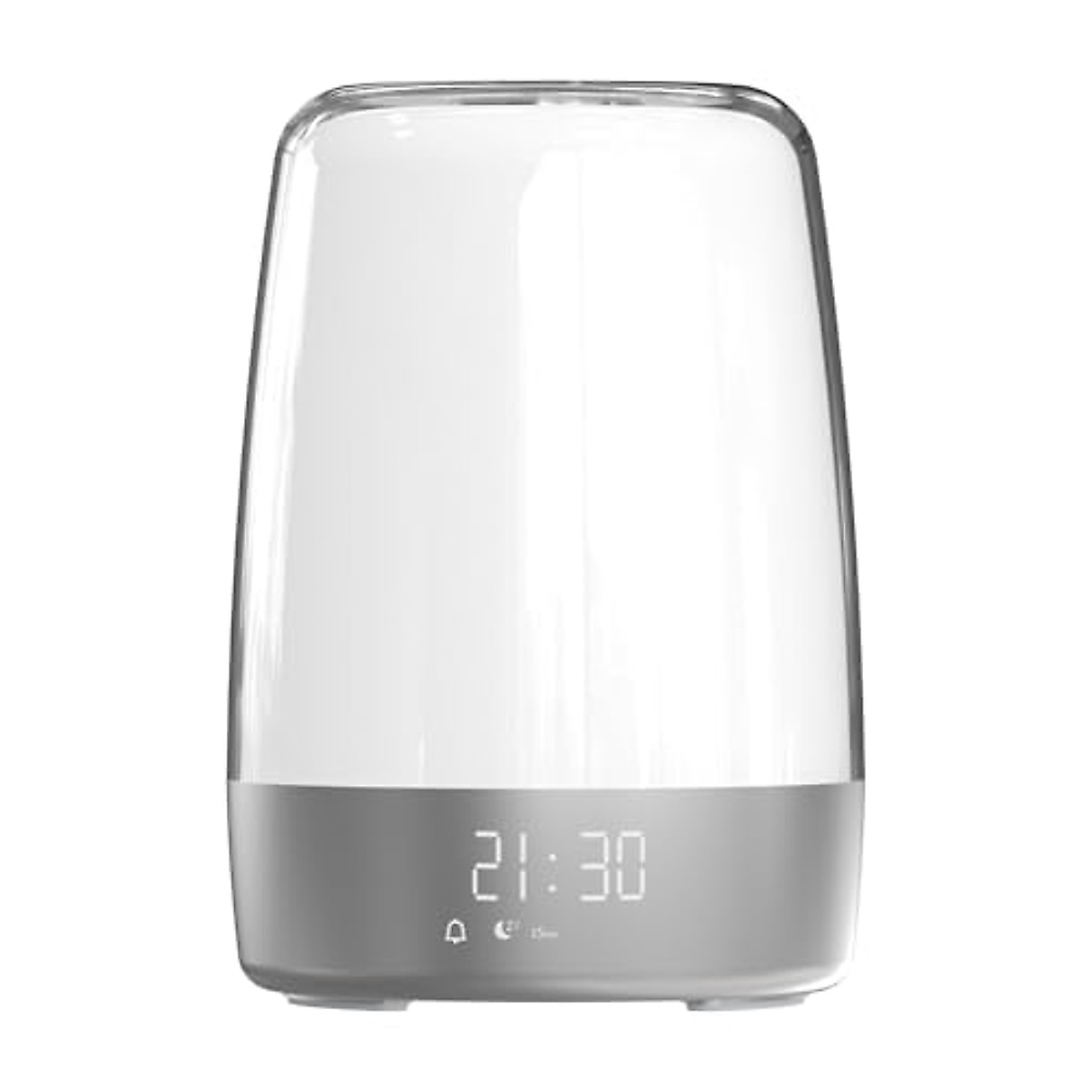 Vicsoon Sunrise Alarm Clock, Night Light Wake up Light with Sunrise Simulation, Dimmable Touch Bedsides Lamp 6 RGB Colors 5 Nature Sounds for Bedrooms