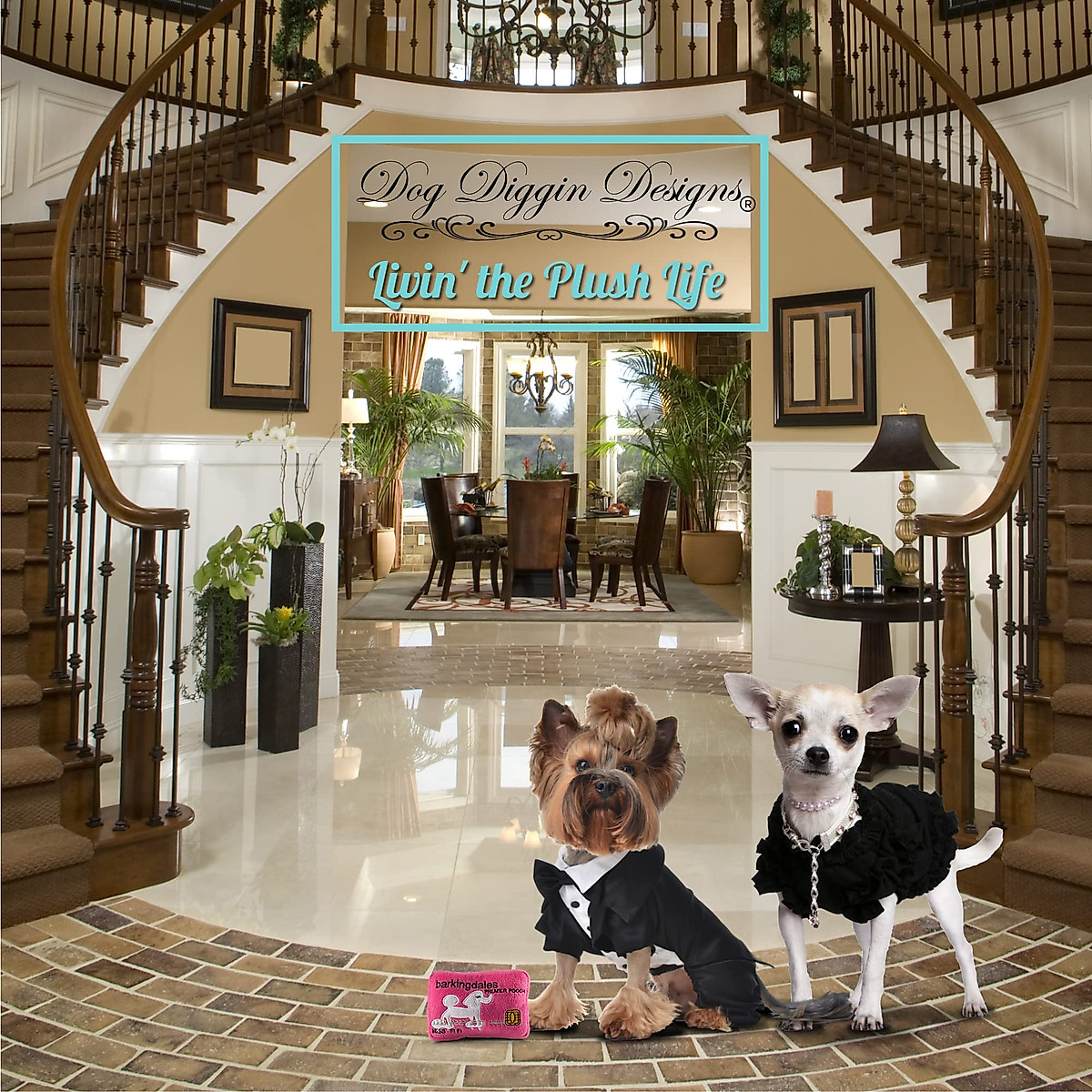 Dog Diggin Designs Credit Card Collection | Unique Squeaky Parody Plush Dog Toys – Don’t Leave Home Without It