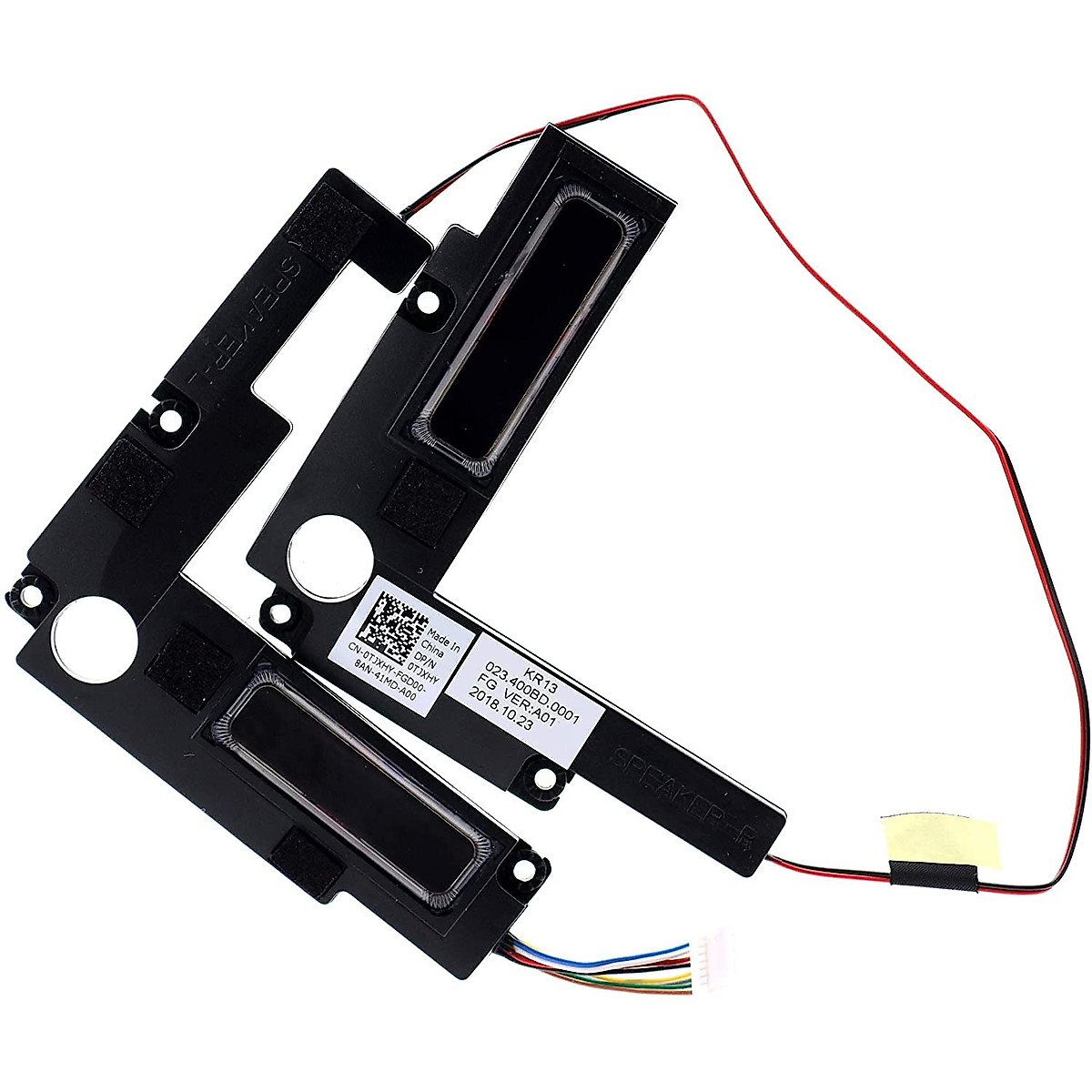 Ebid Dealz Replacement for Black Left & Right Internal Speakers Set Dell Inspiron 13 7370 7373 7378 7380 7570 P83G 023.400BD.0001 CN-0TJXHY 0TJXHY TJXHY