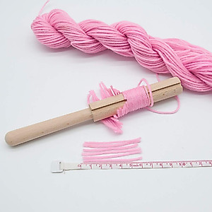 SHUANGSHI Yarn Cutter, Wooden Latch Hook Crochet Yarn Cutter Tool for Tapestry Carpet Rug Making DIY