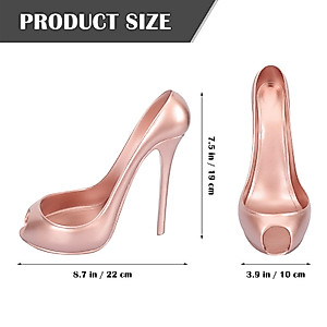 Work Desk Decor Wine Bottle Holder Decorative Wine Rack High Heel Rack Living Room Bottle Holder Bottle Rack Desktop Resin Craft Home Decoration Ornaments Stiletto Wine Holder Resin Crafts