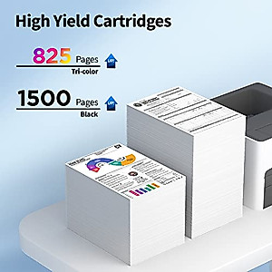 Compatible HP 910XL Ink Cartridges Combo Pack Replacement for HP 910 910XL, Work for HP OfficeJet Pro 8025 8025e 8028 8028e 8035 8035e Printers, 4-Pack of HP Ink 910XL Black and Color Combo Pack
