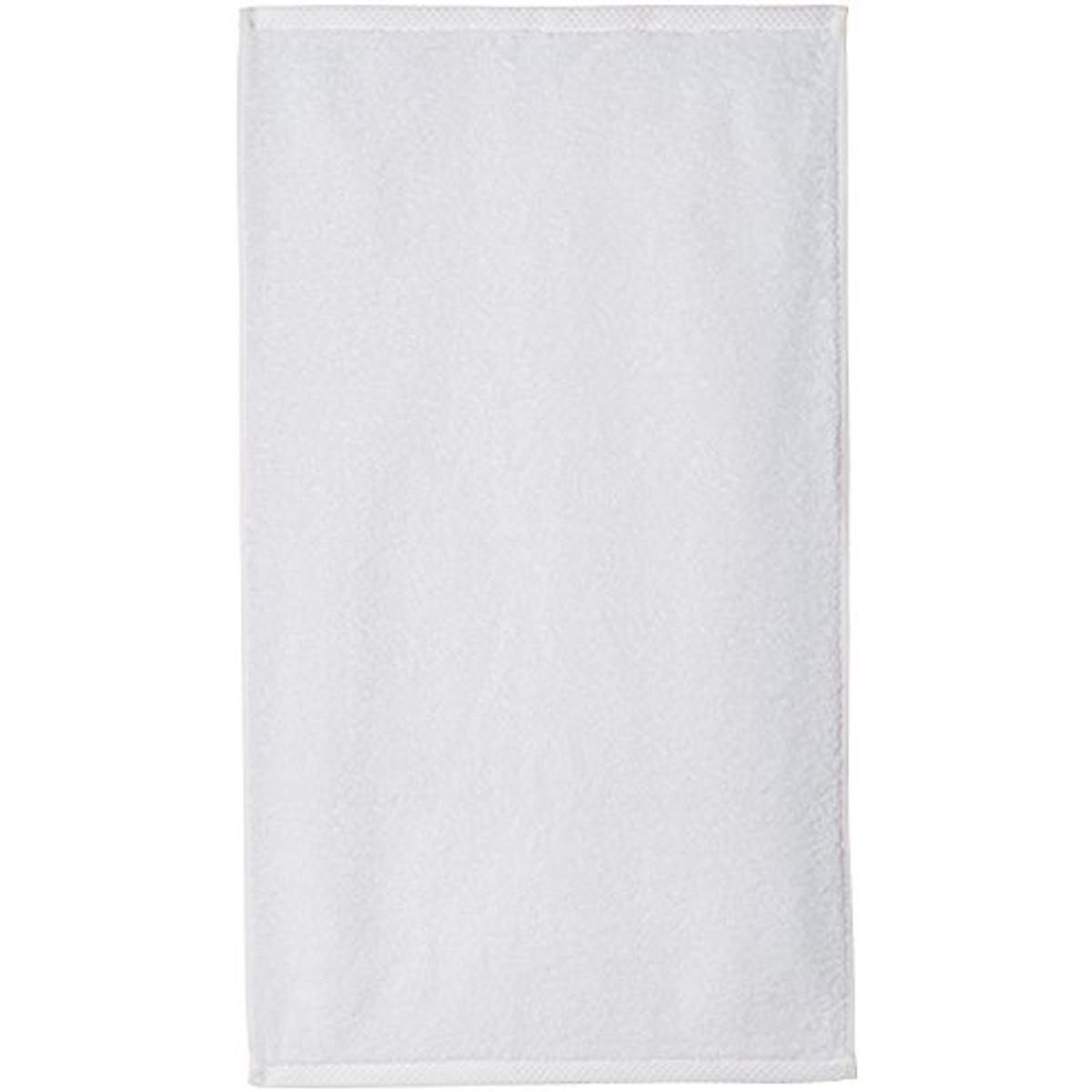 Amazon Basics 100% Cotton Quick-Dry Hand Towel, 8-Pack, White, 28" x 16"