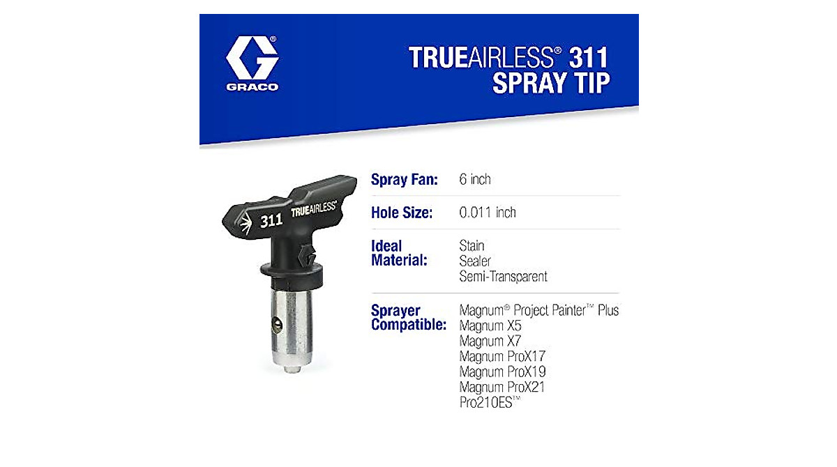 Graco TrueAirless 311 Spray Tip | SoftSpray Technology