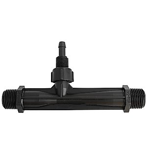 LQ Industrial 1/2Inch Irrigation Venturi Fertilizer Mixer Injectors Black Plastic Irrigation Tube Agriculture Tool