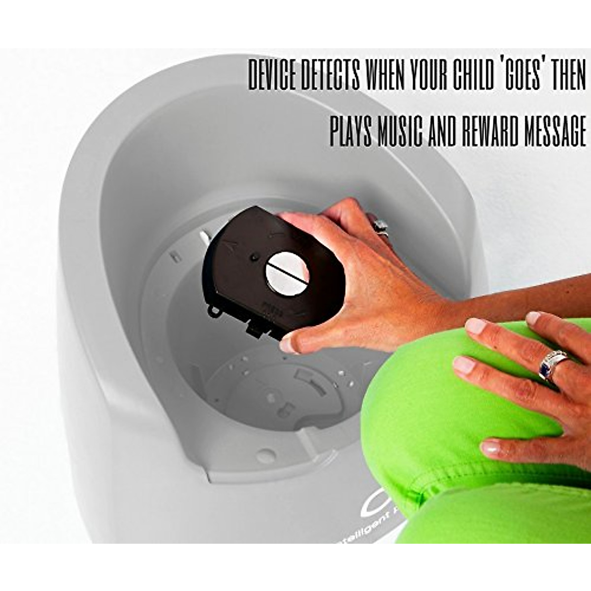 Intelligent Potty with Easy Personalized Voice Recording for Potty Training, Ergonomic Design, Re-Recordable/Removable Sound Module, Rubine, Dark Pink