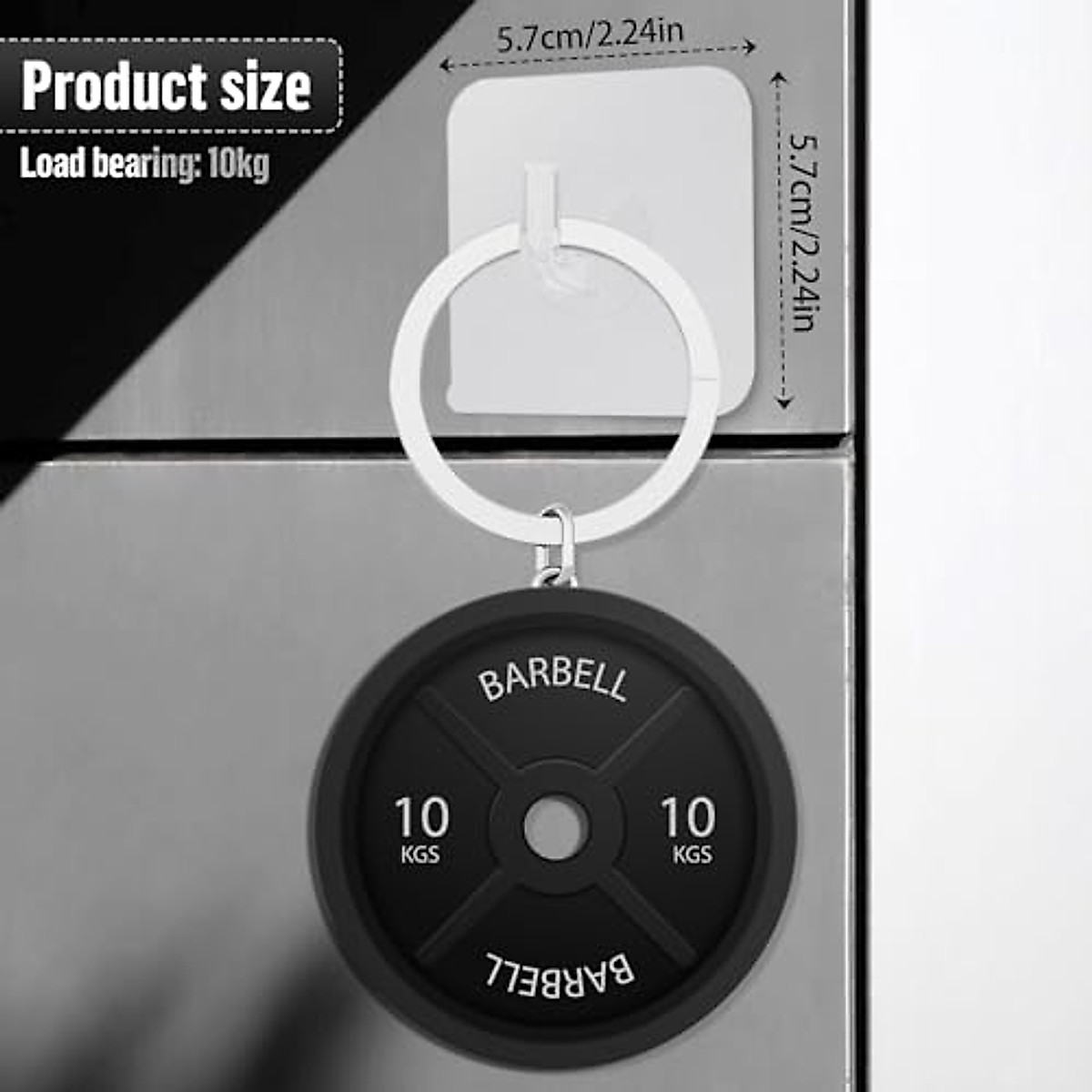 Sibba 12Pcs Adhesive Utility Hooks Wall Heavy Duty Large Hooks Self Sticky Hook Clear Strips Hooks Hanging Utility Hooks Home Storage Hook for The Drill Avoid Sticky Strips Fit Home, Bath, Kitchen