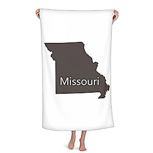 Missouri America USA Map Outline Throw Blanket Soft Warm Flannel