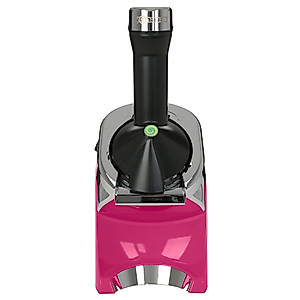 Yonanas 988HP Deluxe Vegan Non-Dairy Frozen Fruit Soft Serve Dessert Maker, BPA Free, Includes 75 Recipes, 200 Watts, Pink