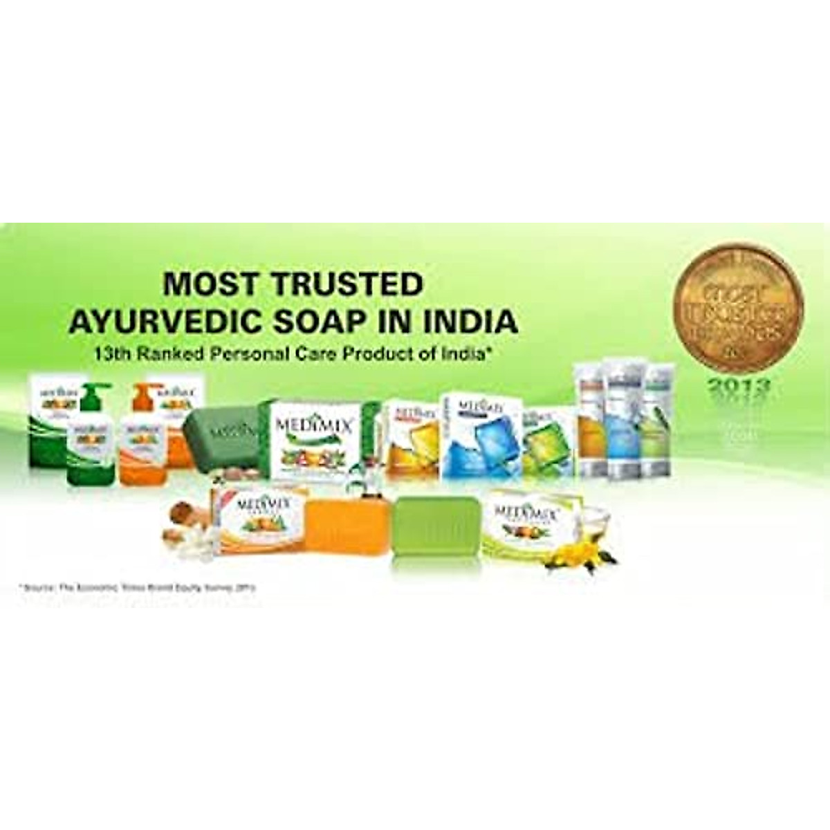 Medimix Herbal Handmade Ayurvedic 18 Herb Soap, 125 (Pack of 5)