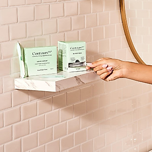 Contours Rx B5 Eyelid Prep Exfoliating Pads - Everyday Eyelid Cleansing Wipes & Makeup Remover Pads - Restorative Vitamin B5 Eyelid Cleanser Prep Pads to Brighten, Nourish & Hydrate (30 Pack)