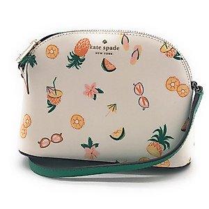 Kate Spade New York Kali Small Dome Crossbody (Cream Multi Tropical)