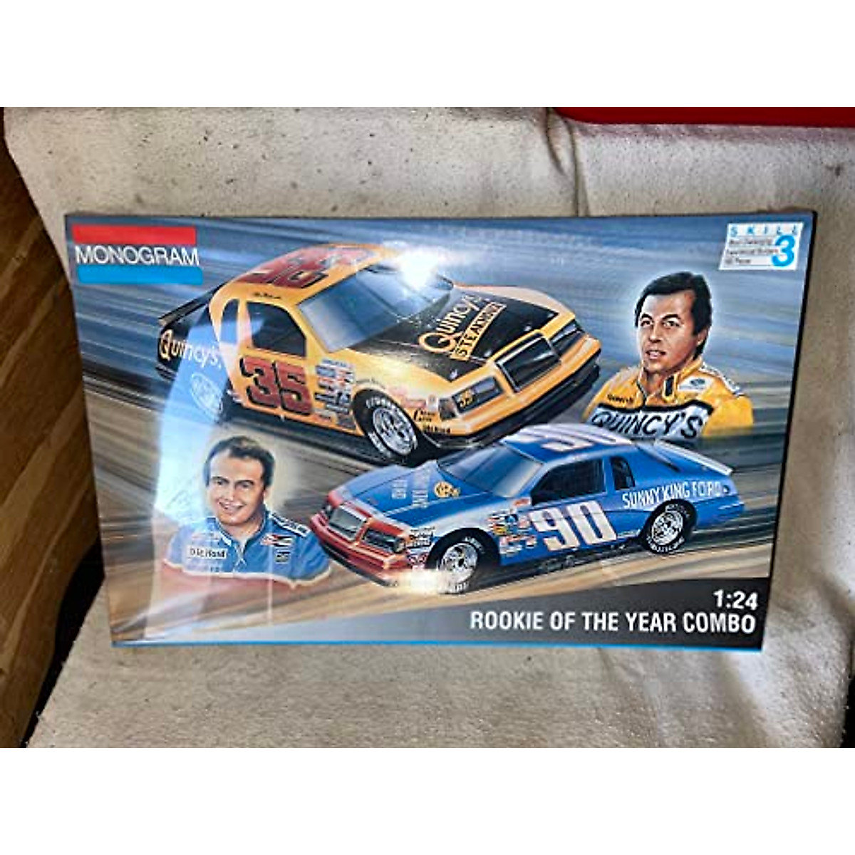 Monogram 6368 1985 Rookie of the Year Stock Car Combo 1/24 Scale Model Kit