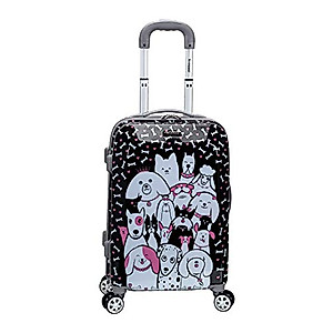 Rockland Vision Hardside Spinner Wheel Luggage, Assorted/Multicolor, Carry-On 20-Inch
