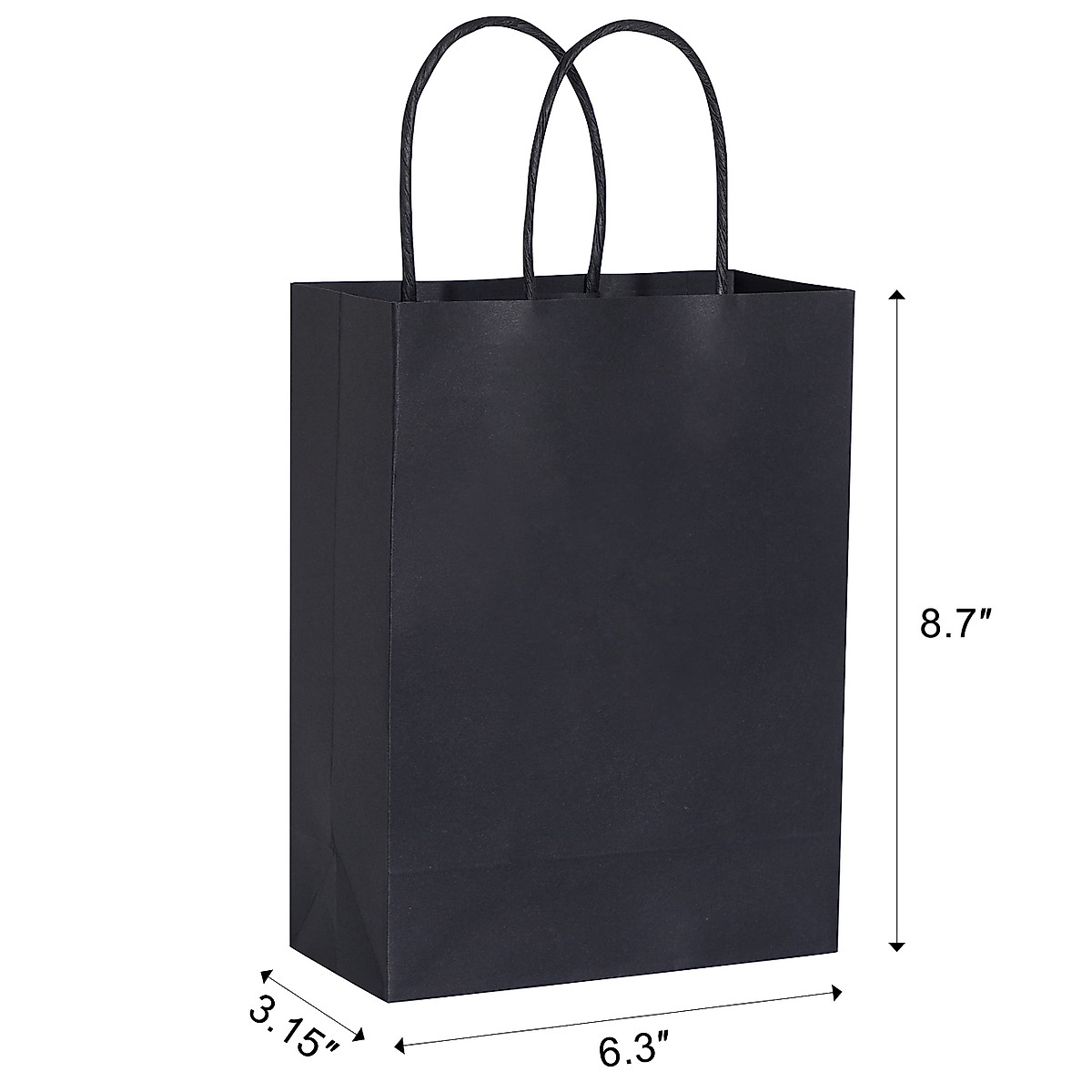 SUNCOLOR 24 Pack Red Small Party Favor Bags Goodie Bags for Birthday Party/Valentines day Gift Bags With Handle (Red)