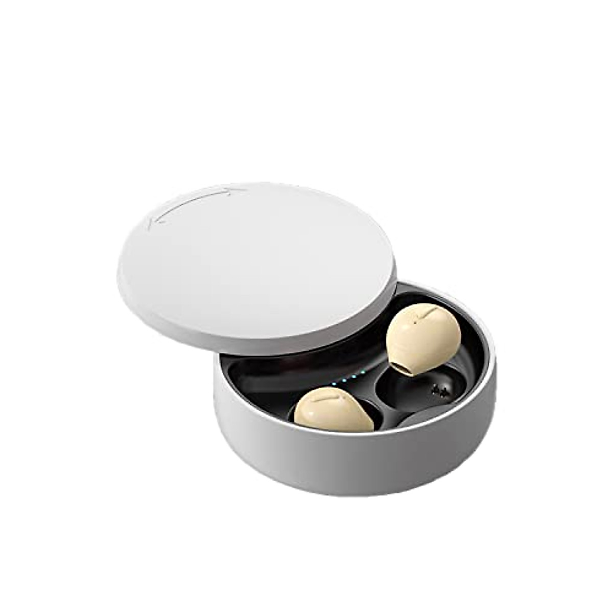 SZHTFX Invisible Earbuds Small Mini Wireless Bluetooth Earpiece Phone Discreet Earbud for Music, Home, Work (Nude)