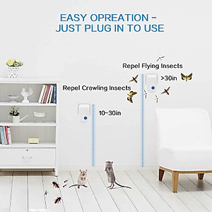 Ultrasonic Pest Repeller Indoor, Pest Control for Rodents, Mosquitoes, Ants, Cockroaches, Rat, Mice, Fleas, Beetles and Other Insects, Non-Toxic, Safe for Humans, Home, Office, Hotel (6 Packs)
