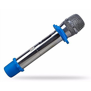 YTYKINOY 4 Sets Wireless Handheld Microphone Shakeproof Anti-Rolling Mic Protection Silicone Ring & Bottom Rod Sleeve Holder Stand for KTV Device (4 Colors)