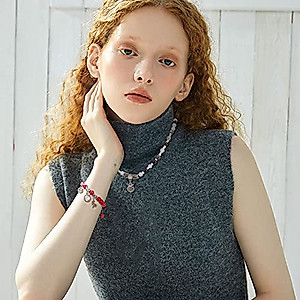 PH PandaHall 50 pcs 10 Styles Tibetan Style Alloy Hanger Links Curved Noodle Tube Beads Long Hollow Spacers Beads with Loop for Bracelet Necklace DIY Jewelry Making Antique Silver