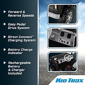 Kid Trax Marvel Spidey and His Amazing 4x4 Wheels Kids Electric Ride-On, 6 Volt, Kids 3-5 Years Old, Max Rider Weight 60 lbs, Spiderman