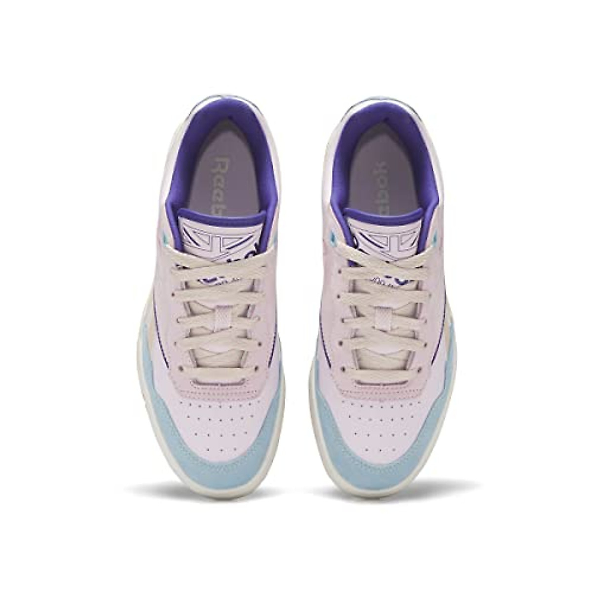 Reebok Women's BB 4000 II Basketball Shoe, Pixel Pink/Vintage Chalk/Blue Pearl, 6 Women