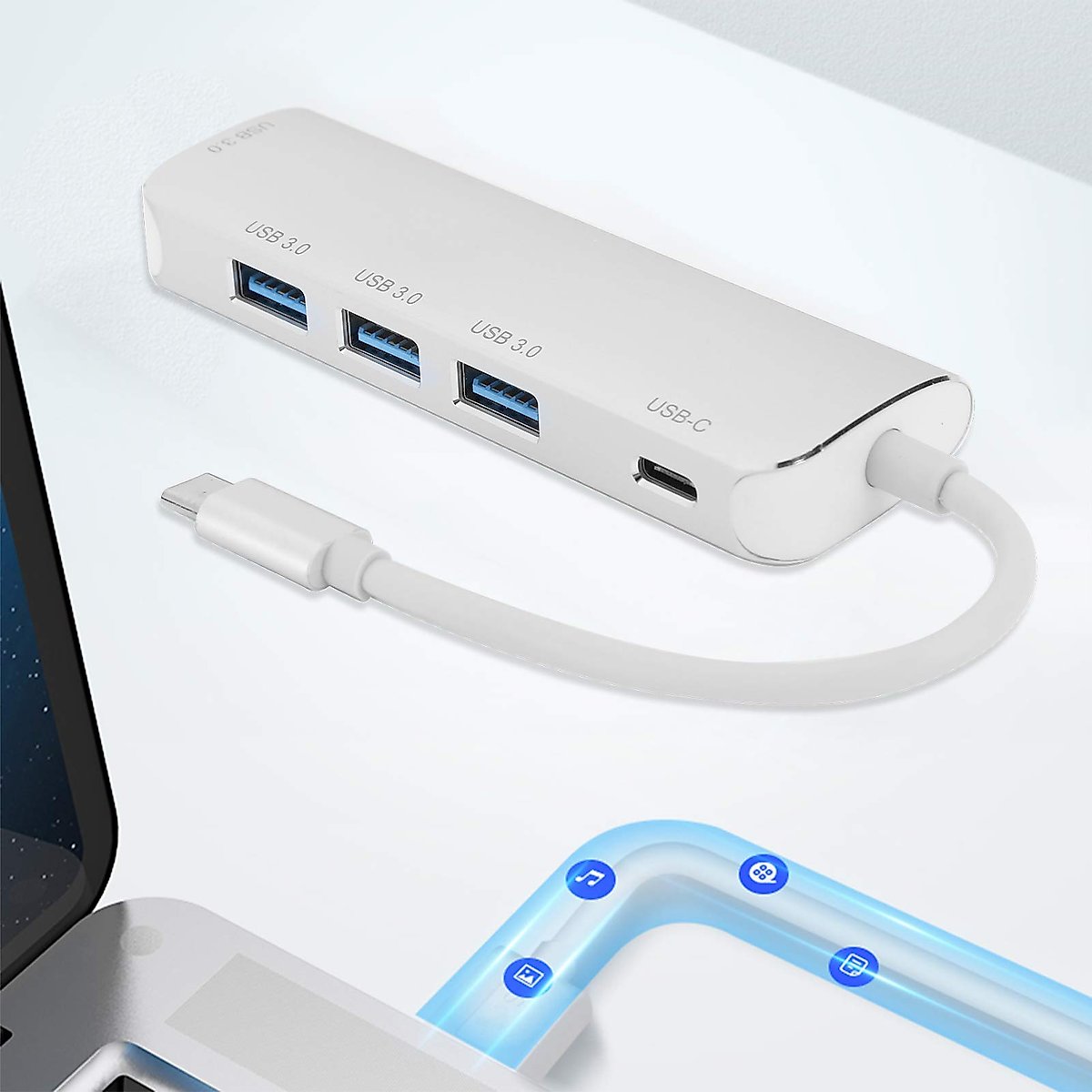 💕Romantic Valentine's Day💕 Multifunction Fast Charging Durable Convenient Portable USB‑C Hub, Hub Converter, Mobile Phones for Tablets