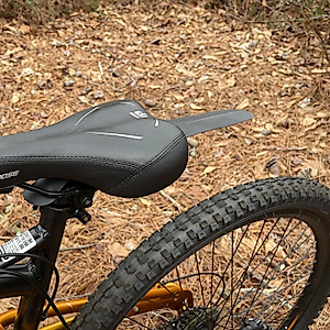 RNX Black Mountain Bike Seat Rear Mud Guard Fender, Under Saddle Universal Fit