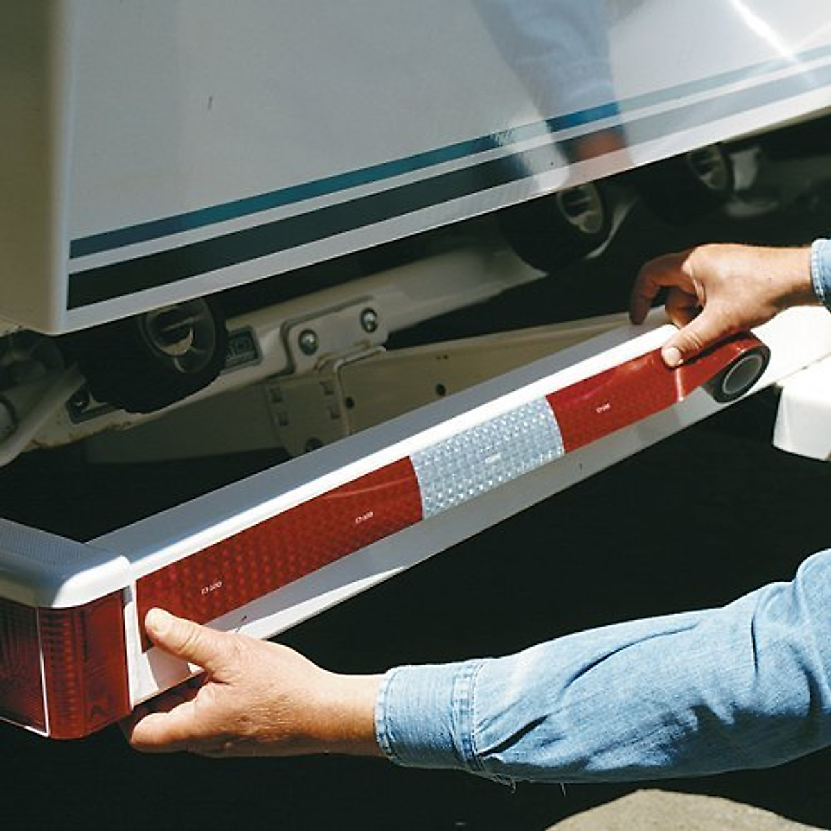 Incom RE804 1-1/2" X 4' Red Highly Reflective Tape