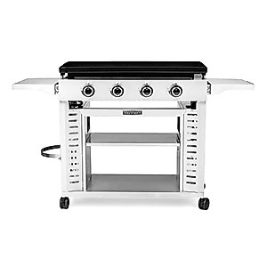 BBQGUYS Victory Propane Griddle 36-Inch 4-Burner Propane Gas Griddle LP Griddle