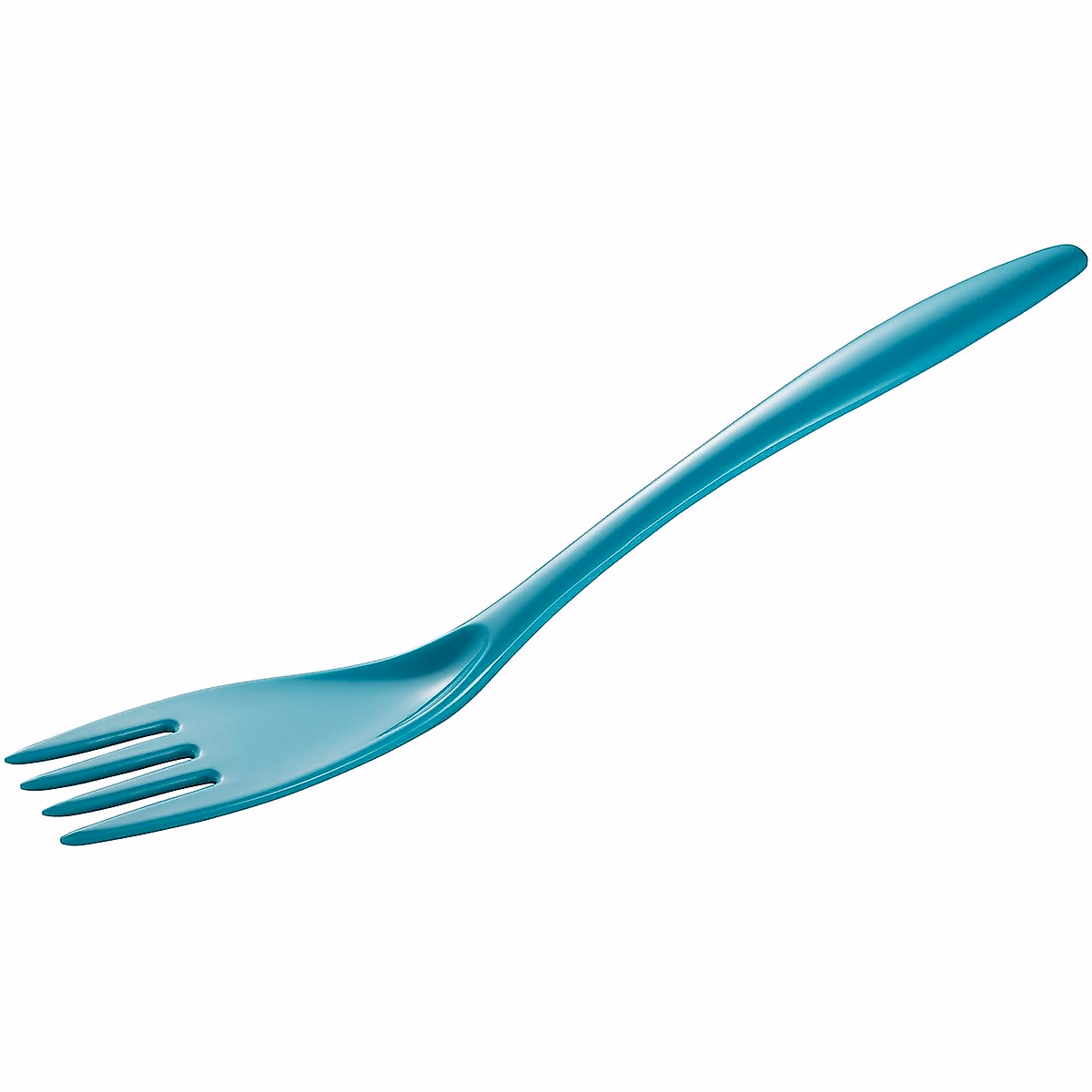 Gourmac 12-Inch Melamine Cooking & Serving Fork, Turquoise
