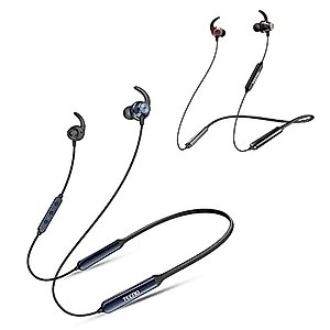 Tecno Wireless Active Noise Cancelling Bluetooth Headphones with Microphone, 38HRS Playtime Neckband Bluetooth Headphones