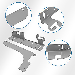 5WB-DMKIT Door Mount Kit, Compatible with Rev-A-Shelf 5WB1 5WB2 5CW2 Series Baskets