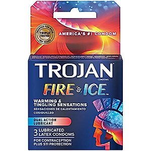 Trojan Fire & Ice Condoms 3 Pack