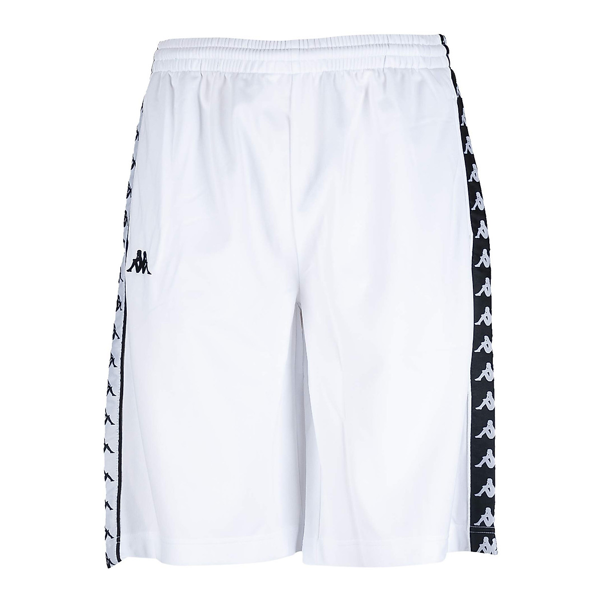 Kappa Banda Treadwell Shorts 3500920-A04, Mens, White/Black, S